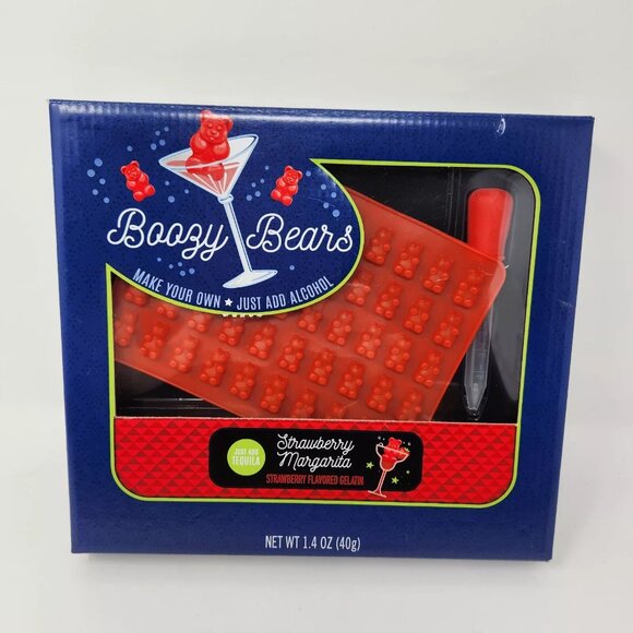 Dining | New Boozy Bears Gummy Bear Kit Strawberry Margarita Flavored ...